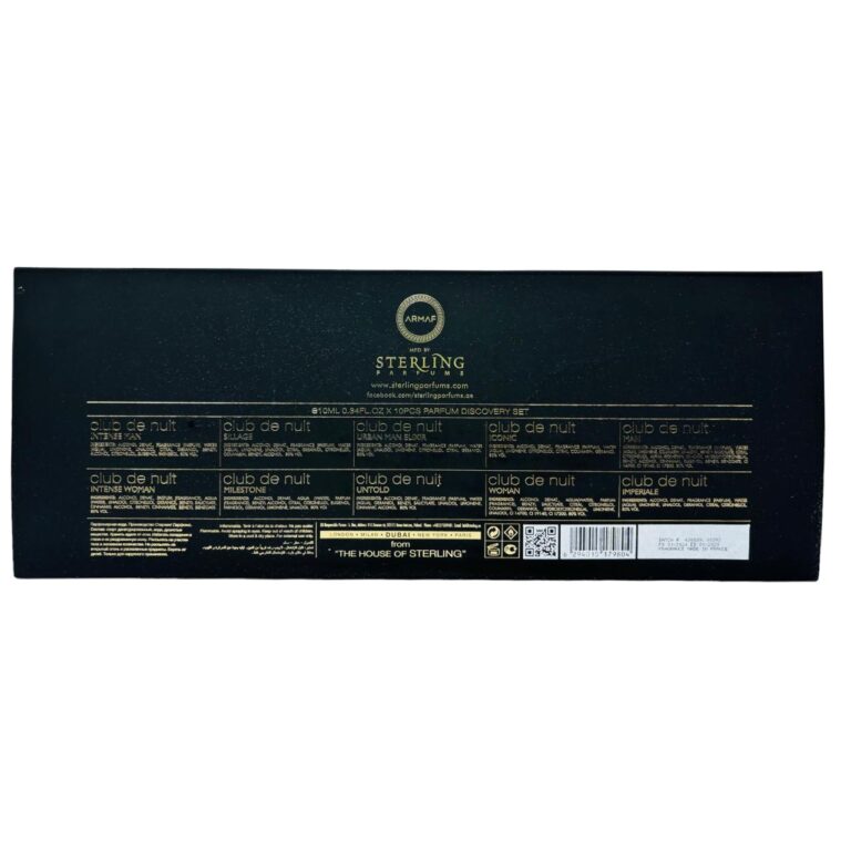 Discovery Set Club De Nuit ARMAF 12 Piezas – Sekega